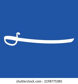 Blade Weapon War Battle Sword Blue Stock Vector (Royalty Free ...