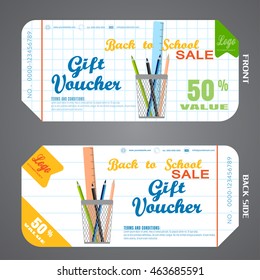 505 Voucher back school Images, Stock Photos & Vectors | Shutterstock