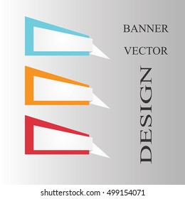 Blank Banner Design Vector Illustration Image Stock Vector (Royalty ...