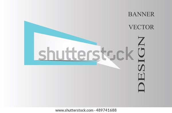 Blank Banner Design Vector Illustration Image Stock Vector (Royalty ...