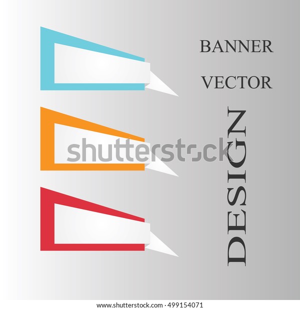 Blank Banner Design Vector Illustration Image Stock Vector (Royalty ...