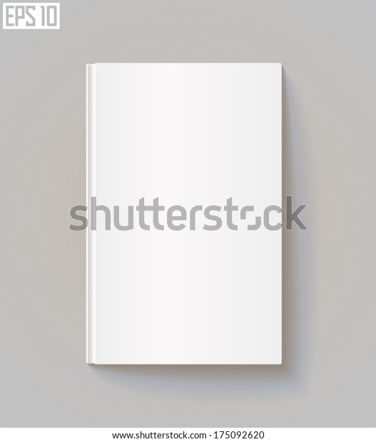 Blank Book Cover Vector Illustration Eps Stock Vector (Royalty Free ...