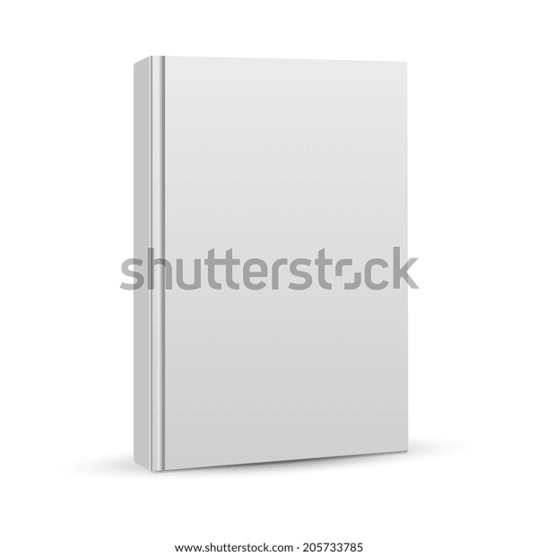 Blank Book Cover Vector Illustration Gradient Stock Vector (Royalty ...