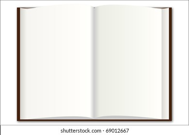 Blank Book Illustration Stock Vector (Royalty Free) 69012667 | Shutterstock
