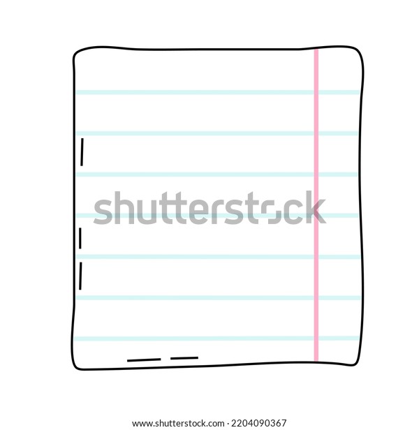 Blank Bullet Journal Sheets Paper Empty Stock Vector (Royalty Free ...