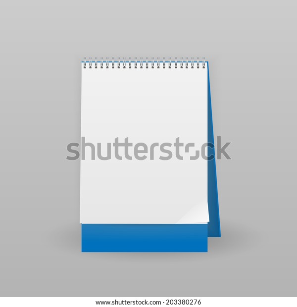 Blank Calendar Vector Illustration: vector de stock (libre de regalías ...