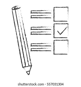 Blank Checklist Icon Image Vector Illustration Stock Vector (Royalty ...