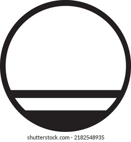 Blank Circular Sign Frame Stock Vector (Royalty Free) 2182548935 ...