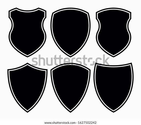 Blank Classic Medieval Shield Shapes Vector 库存矢量图（免版税）1627502242 ...