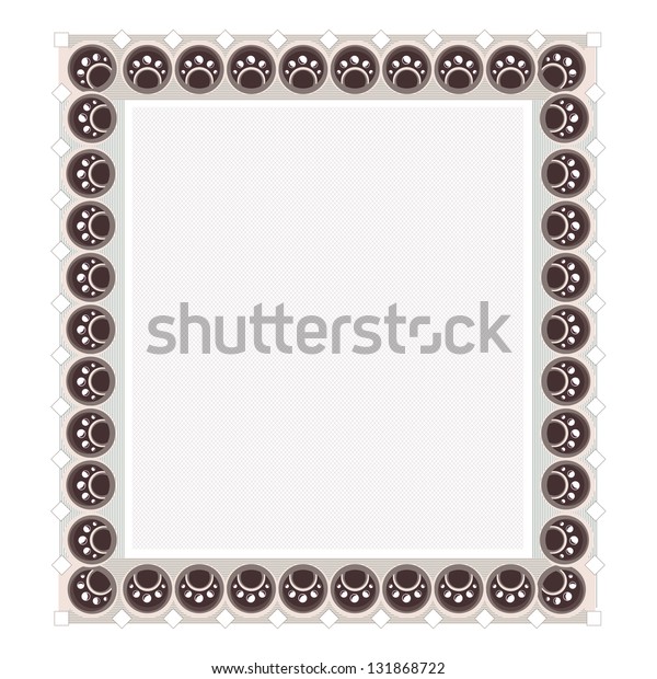 Blank Diploma Frame Template 3 Stock Vector (Royalty Free) 131868722 ...