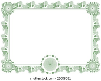 Blank Diploma Template Stock Vector (Royalty Free) 25009081 | Shutterstock