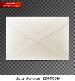 Blank Envelope Isolated On Transparent Background Stock Vector (Royalty ...