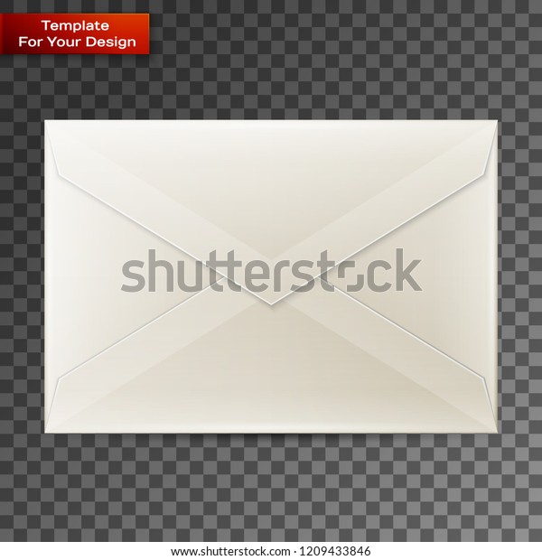Blank Envelope Isolated On Transparent Background Stock Vector (Royalty ...