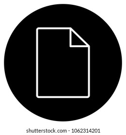 Blank File Icon Vector Illustration Stock Vector (Royalty Free ...