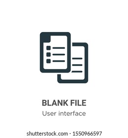 Blank File Vector Icon On White Stock Vector (Royalty Free) 1550966597 ...