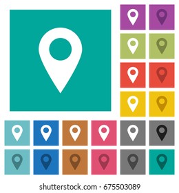 Blank Gps Map Location Pin Multi Stock Vector (Royalty Free) 675503089 ...
