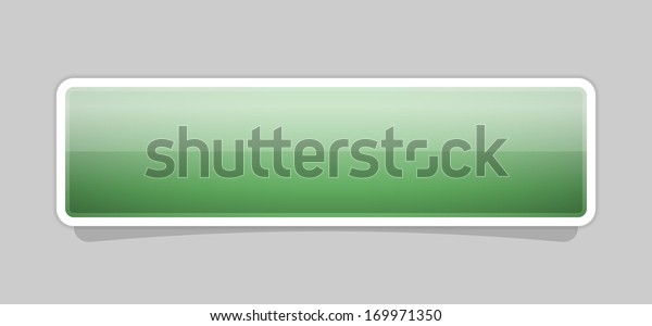 Blank Green Button Ready Your Text Stock Vector (Royalty Free ...