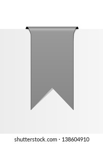 Blank Grey Label Shape Ribbon Grey: เวกเตอร์สต็อก (ปลอดค่าลิขสิทธิ์ ...