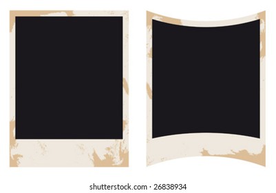 Blank Group Grunge Photo Frames Ready Stock Vector (Royalty Free ...