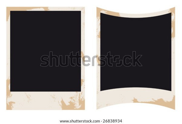 Blank Group Grunge Photo Frames Ready Stock Vector (Royalty Free ...