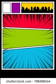 Blank Humor Graphic Pop Art Comics Stock Vector (Royalty Free ...