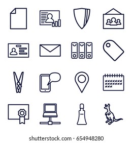 Blank Icons Set Set 16 Blank Stock Vector (Royalty Free) 654948280 ...