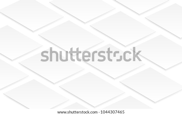Blank Isometric App Screens Mockup Showcase Stock Vector (Royalty Free ...