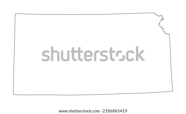 Ilustración de silueta de mapa vectorial: vector de stock (libre de ...