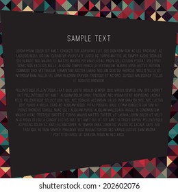 Blank Layout Pixel Art Style Stock Vector (Royalty Free) 202602076 ...