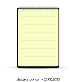 Blank Legal Pad Vector: vector de stock (libre de regalías) 269312033 ...