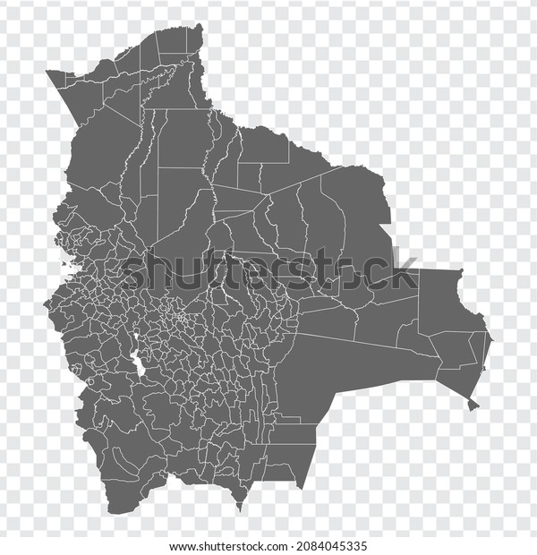 Blank Map Municipalities Bolivia Departments Bolivia Stock Vector ... Blank Map Municipalities Bolivia Departments Bolivia Stock Vector ...