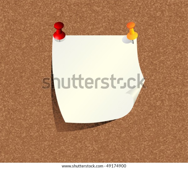 Blank Notice Concept Stock Vector (Royalty Free) 49174900 | Shutterstock