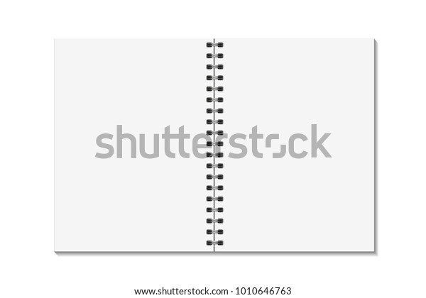 Blank Open Pages Book Binder Metal 스톡 벡터(로열티 프리) 1010646763 | Shutterstock