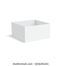 White Rectangular Box Package Vector Illustration Stock Vector (Royalty Free) 433600174 ...