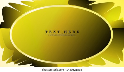 Oval Frame Vector Any Background: vector de stock (libre de regalías ...