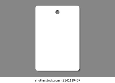Blank Paper Packaging Hand Tab Mockup Stock Vector (Royalty Free ...
