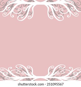 Blank Pink Template White Abstract Pattern: vector de stock (libre de ...