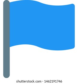 Blank Pinpoint Flag Isolated On White Stock Vector (Royalty Free ...