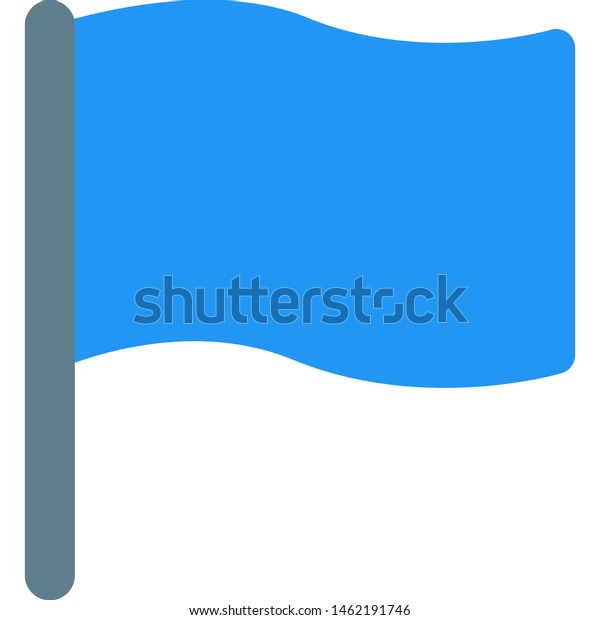 Blank Pinpoint Flag Isolated On White Stock Vector (Royalty Free ...