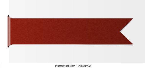 Blank Red Label Shape Ribbon Red Stock Vector (Royalty Free) 148321922 ...