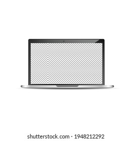 Blank Screen Laptop Computer Mock Stock Vector (Royalty Free ...