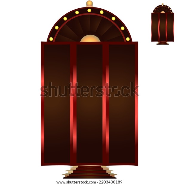 Blank Slot Game Machine Image Stock Vector (Royalty Free) 2203400189 ...