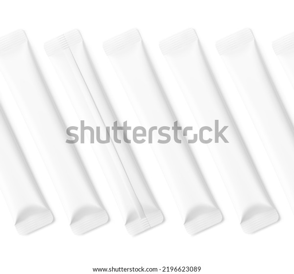 Blank Stick Mockup Set Front Back 库存矢量图（免版税）2196623089 | Shutterstock