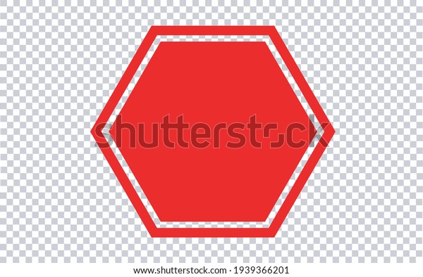 Blank Stop Sign Transparent Background 库存矢量图（免版税）1939366201 | Shutterstock