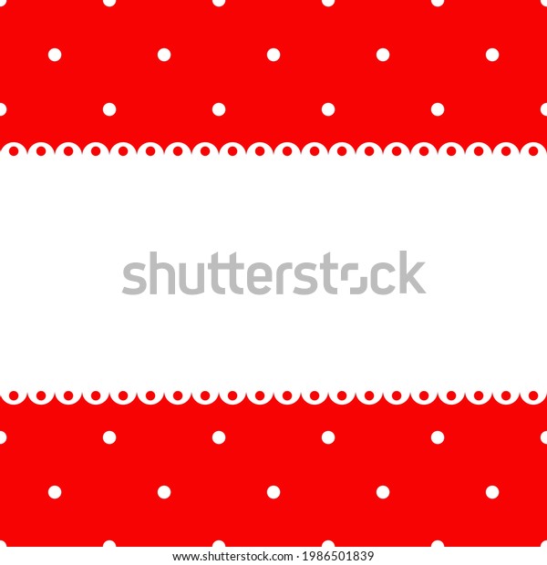 Blank Template Layout White Lace Stripe Stock Vector (Royalty Free ...