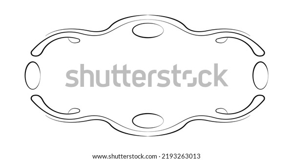 Blank Template Text Isolated Text Box Stock Vector (Royalty Free ...