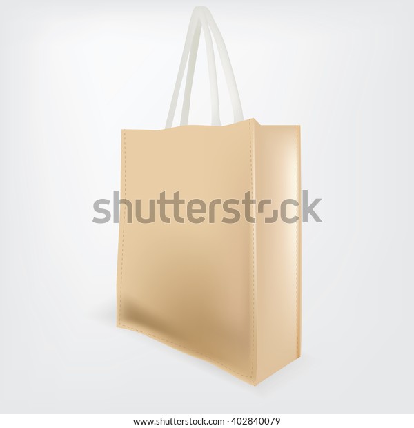 Blank Tote Bag Template Your Design 库存矢量图（免版税）402840079 | Shutterstock