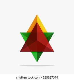 Blank Triangle Layout Business Template Infographic Stock Vector ...