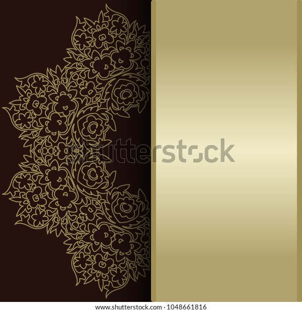 Blank Vertical Stripe Label Invitation Card Stock Vector (Royalty Free ...