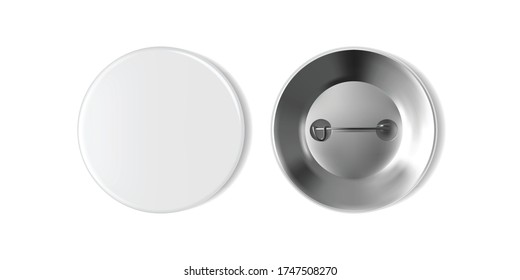 Blank Badge 3d White Round Button Stock Vector (Royalty Free ... Blank Badge 3d White Round Button Stock Vector (Royalty Free ...